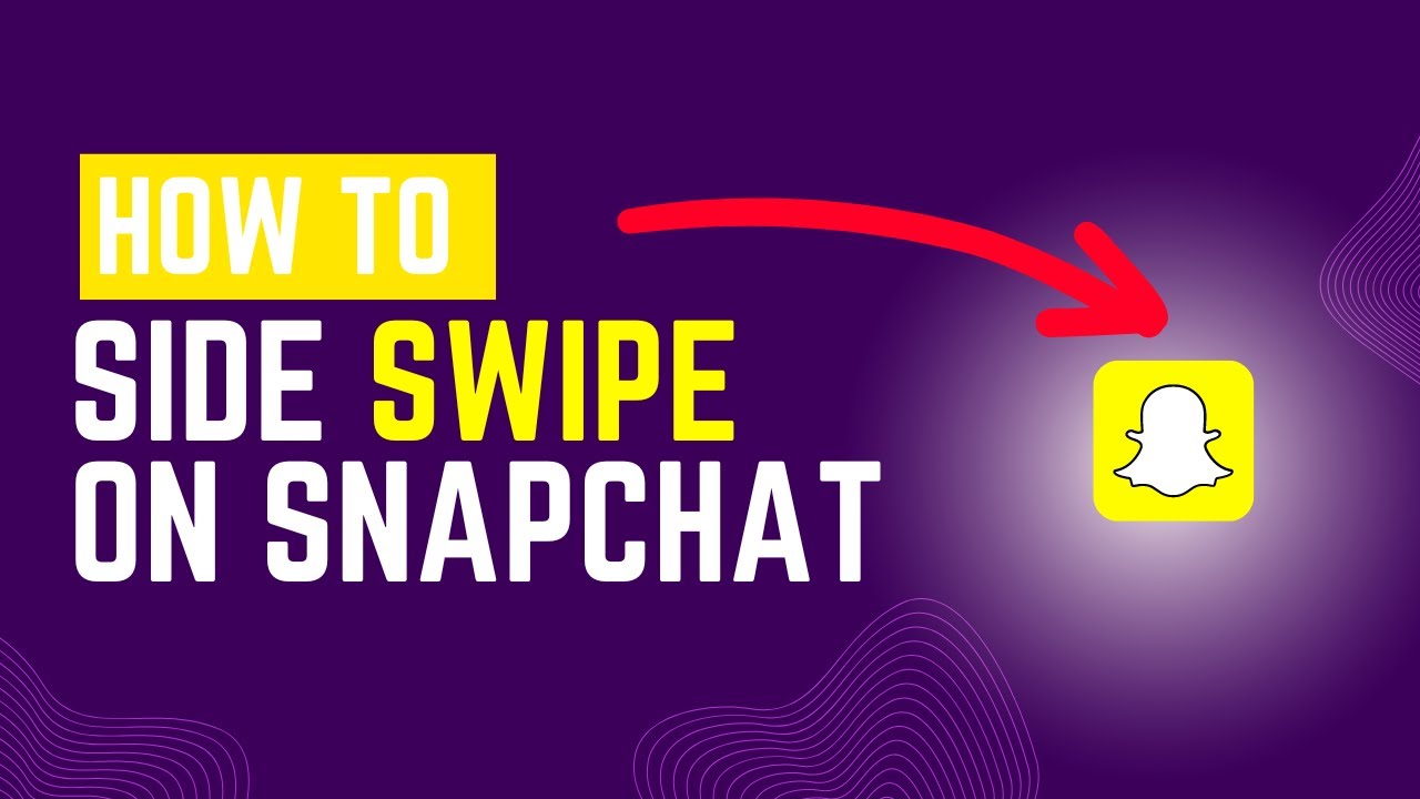 How to side swipe on snapchat new update - YouTube