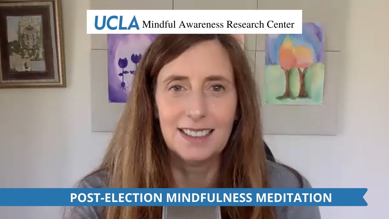 Post-Election Mindfulness Meditation with UCLA MARC's Diana Winston ...