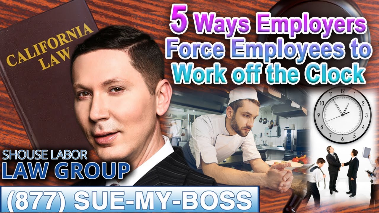 Working off the Clock -- 5 Ways Employers Try to Force You - YouTube