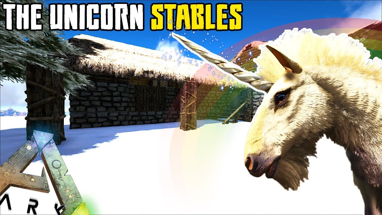 THE UNICORN STABLES | JURASSIC ARK | ARK SURVIVAL EVOLVED [EP65] - YouTube