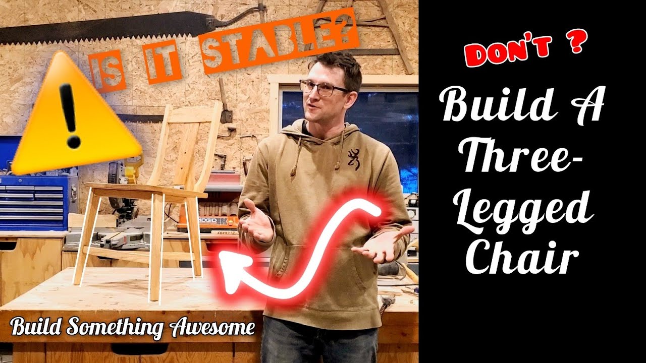 Three legged chairs have this one great advantage. - YouTube