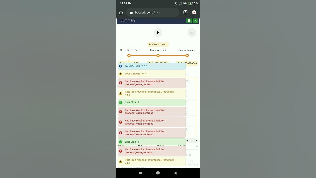 deriv bot for small accounts #derivbinary #derivbot - YouTube