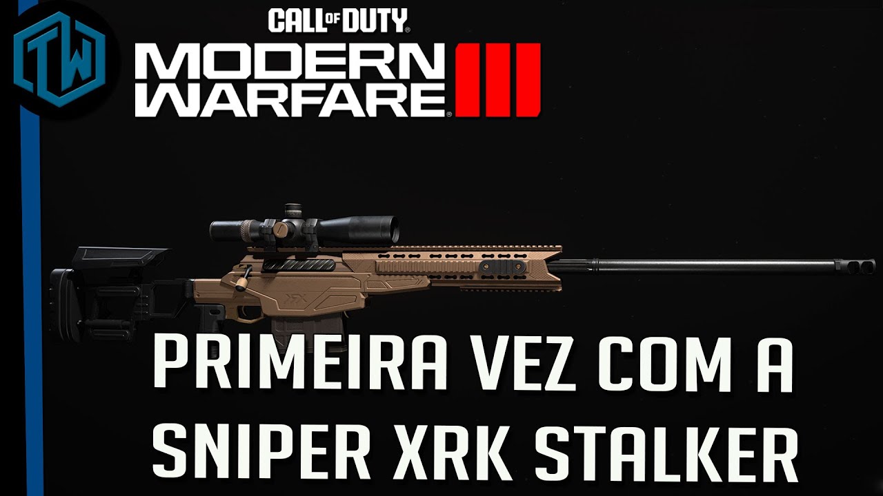 PRIMEIRA VEZ COM A SNIPER XRK STALKER - CALL OF DUTY: MODERN WARFARE 3 ...