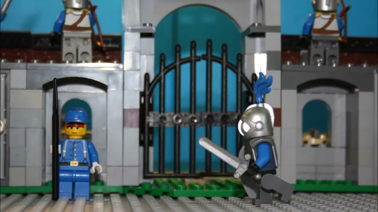 lego castle battle - YouTube