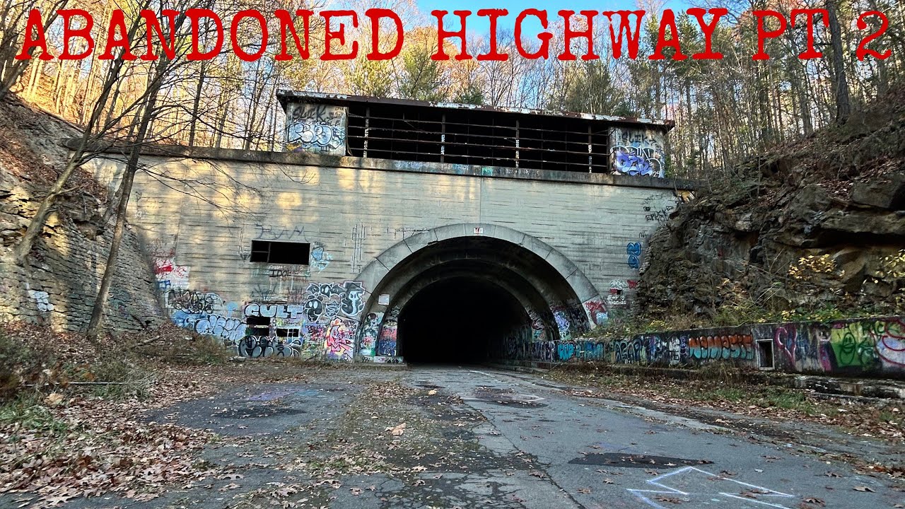 ABANDONED BACKROOMS & ABANDONED HIGHWAY IN PENNSYLVANIA PT2 (WALLS ...