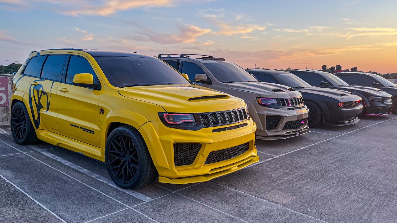 CUTTING UP IN TRAFFIC WITH MOREQUAN TRACKHAWKS - YouTube