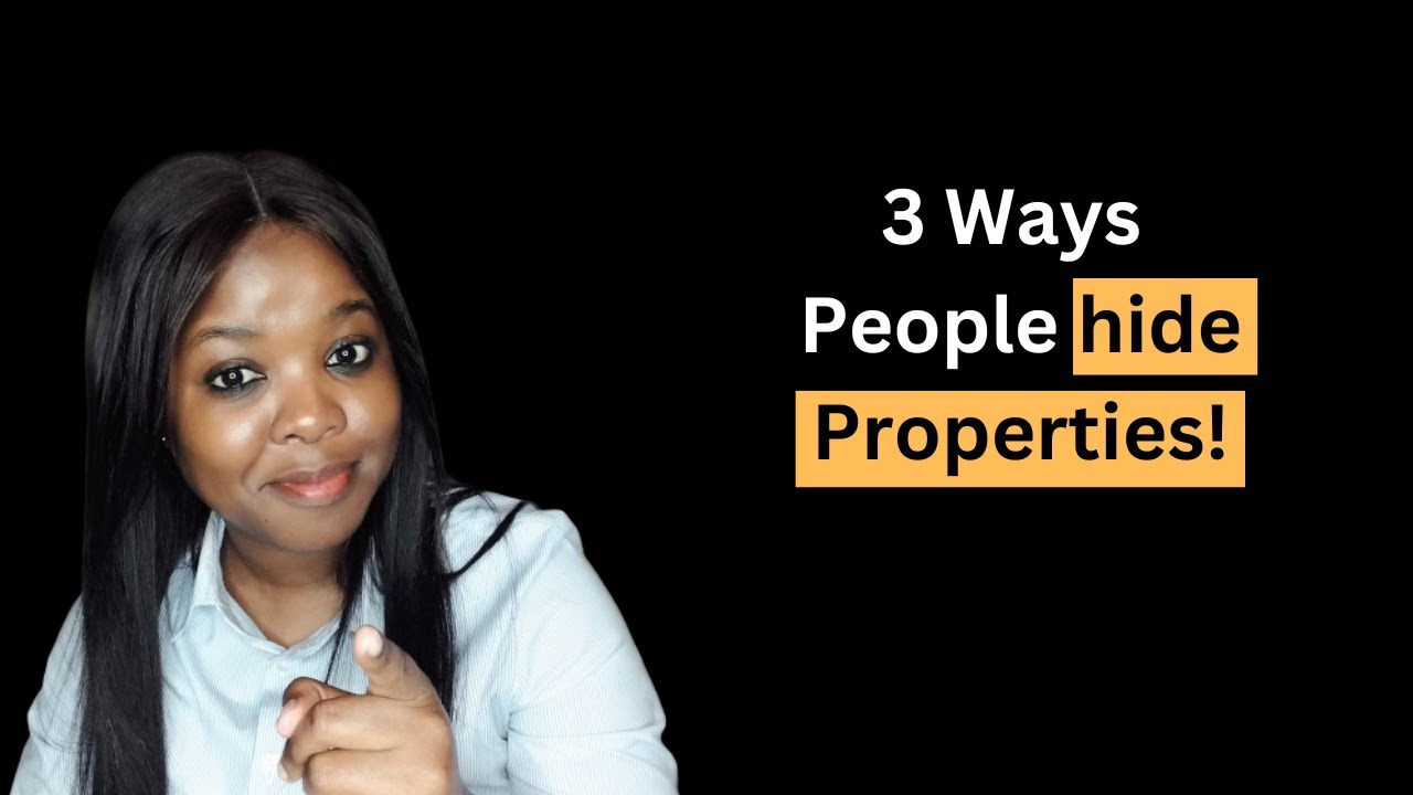 3 Ways People Hide their Properties - Good Idea? [Part 1] - YouTube