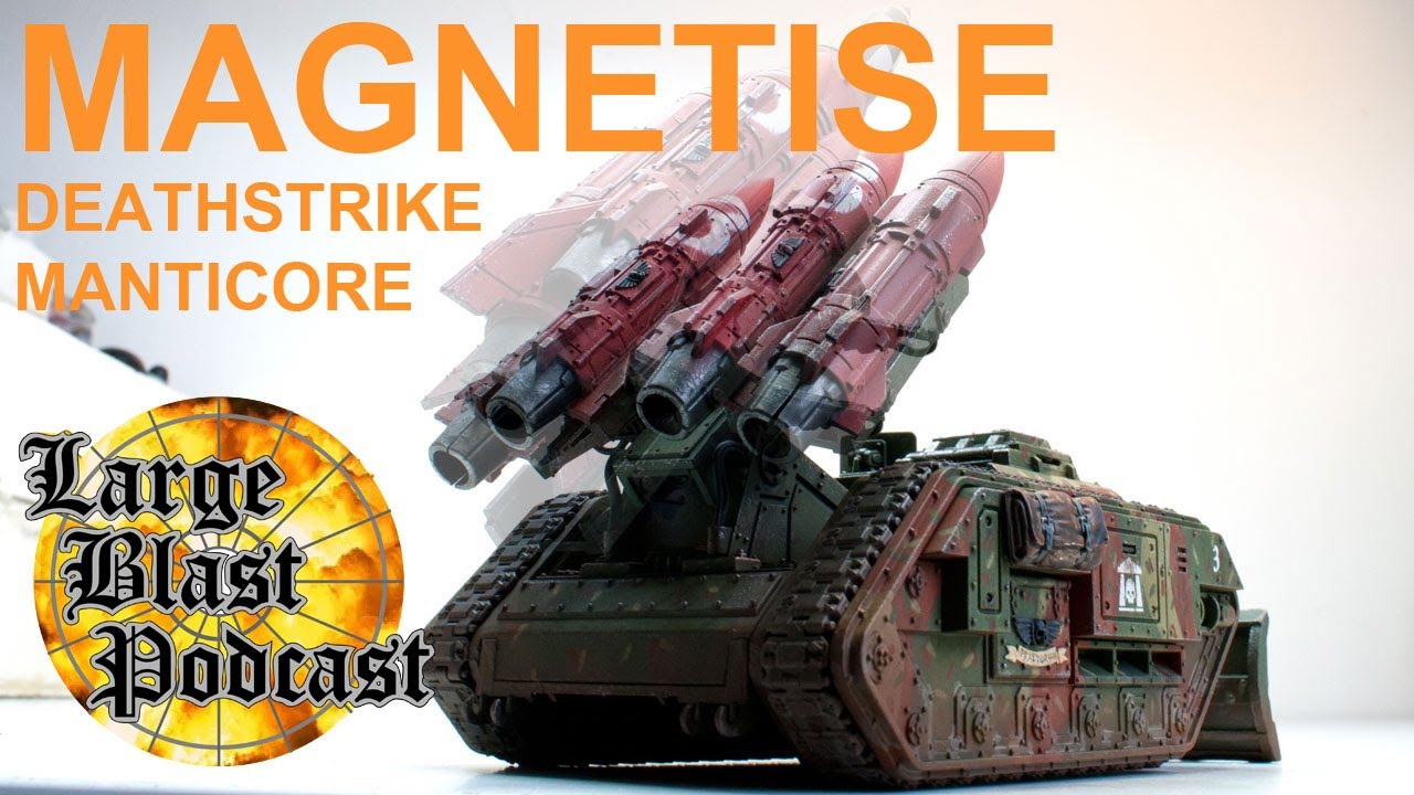 Magnetise your 40k Deathstrike Manticore or: How a guard commander ...