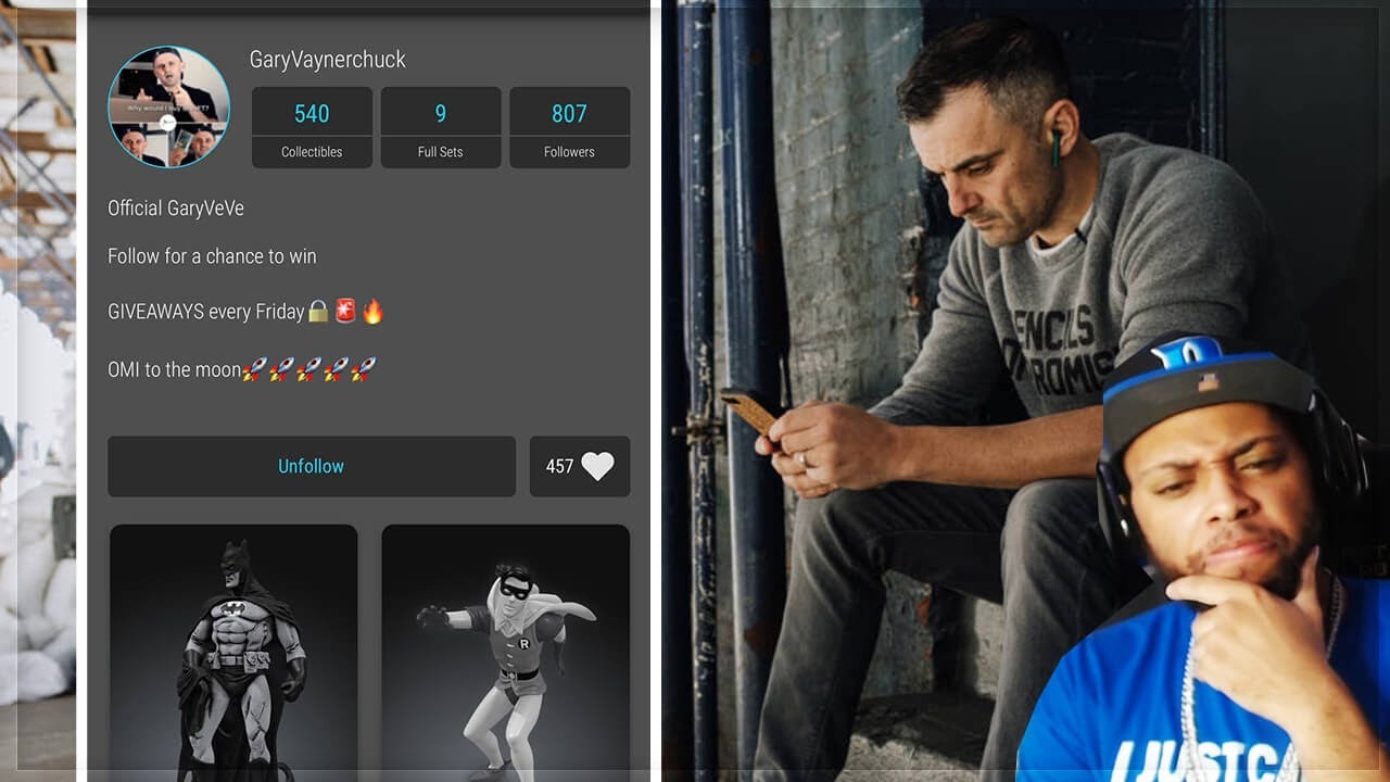 VEVE PARTNERS WITH GARYVEE ON NFT PROJECT??? GARYVEE PROFILE REVEALED ...