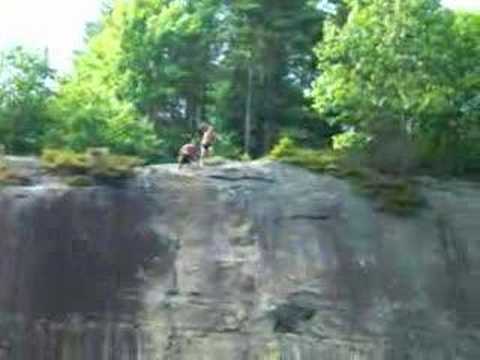Cliff Jumping, 40 feet - YouTube
