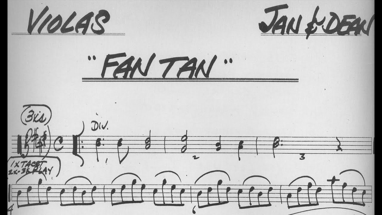 Jan & Dean — Fan Tan — String Sextet from Carnival of Sound — Original ...