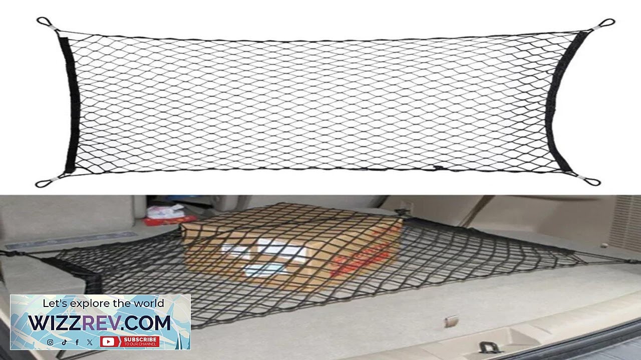 Car Trunk Cargo Net Car Styling Boot Strap Mesh Elastic Nylon Back ...