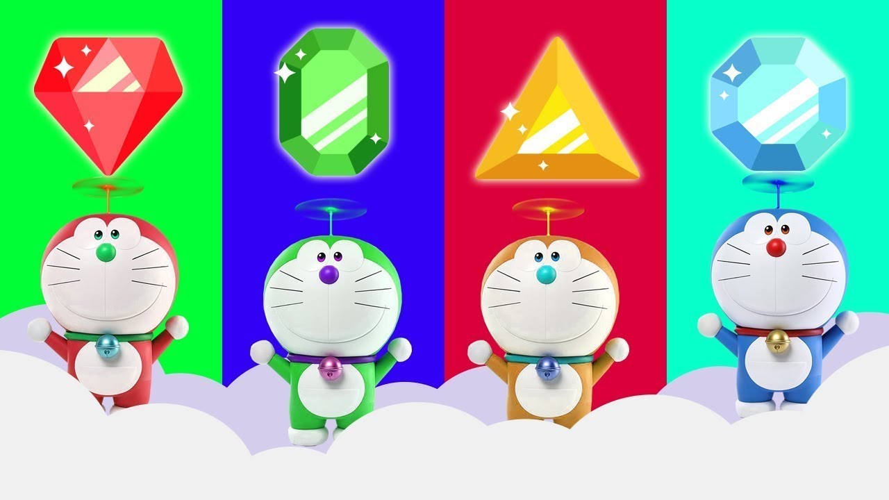 My Little Pony Learning Colors With Doraemon For Kidsp2p2 - YouTube