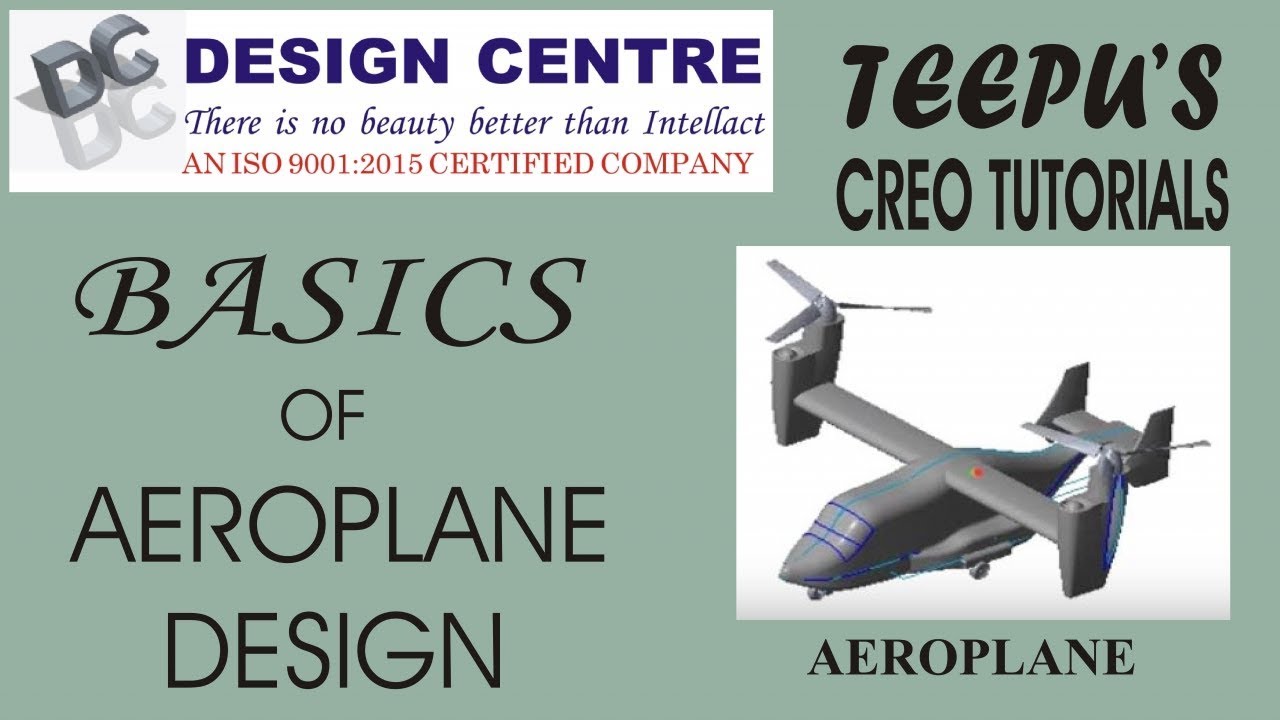 Basic of aeroplane design creo tutorials by teepu - YouTube