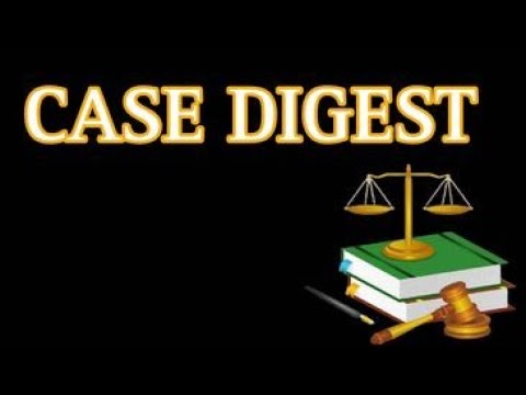 HOW TO DO CASE DIGEST - YouTube