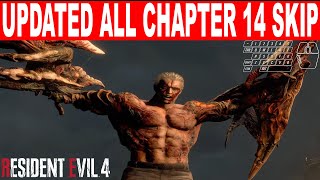 Resident Evil 4 Remake All Chapter 14 Skip Professional S+ Latest Update Jack Krauser Boss Skip