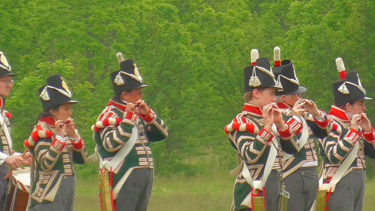 The Drums of the Crown Forces 1812 at Stoney Creek 2024 - YouTube