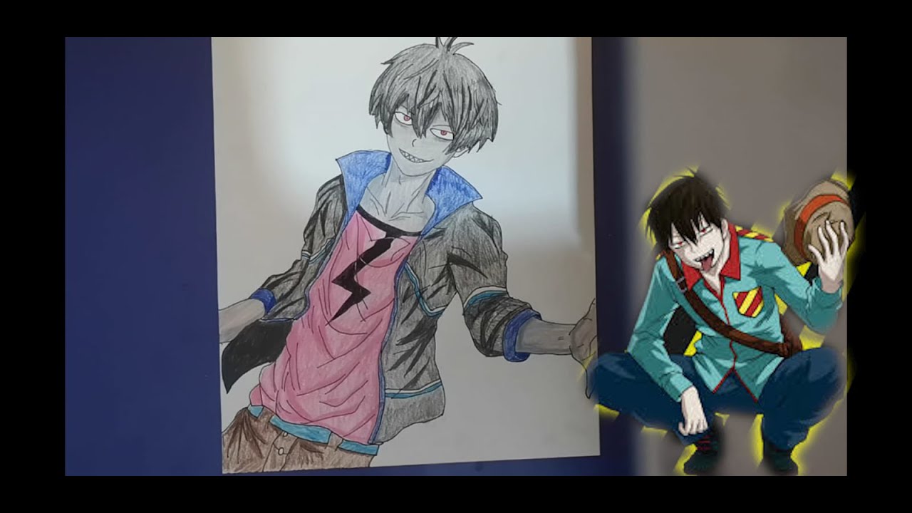 Speed Drawing-Staz (Blood Lad) - YouTube