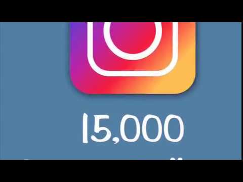 We reached 15,000 Followers on Instagram.THANK YOU. - YouTube