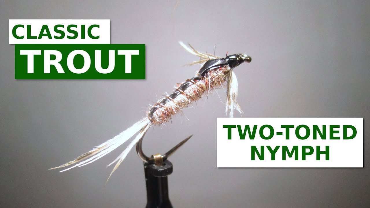 Fly Tying a Two-Toned Nymph (All Purpose Mayfly Nymph Pattern) - YouTube