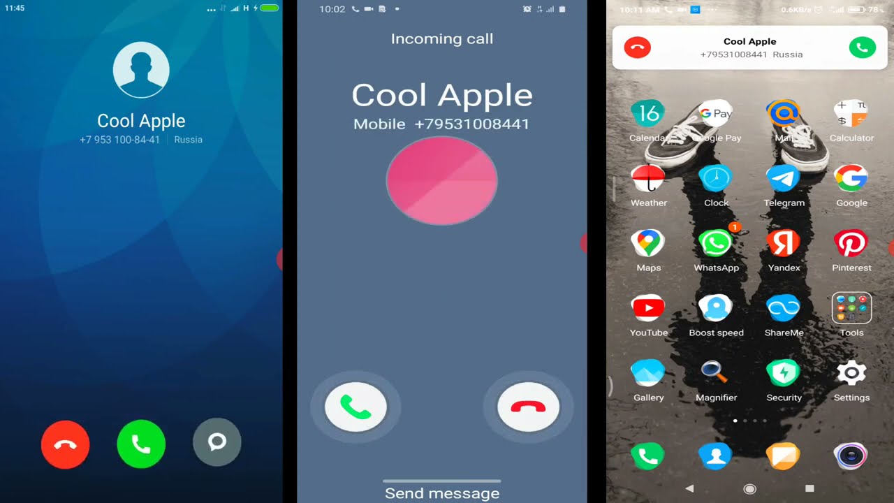 Screen recorder mix #115 / Incoming calls - YouTube
