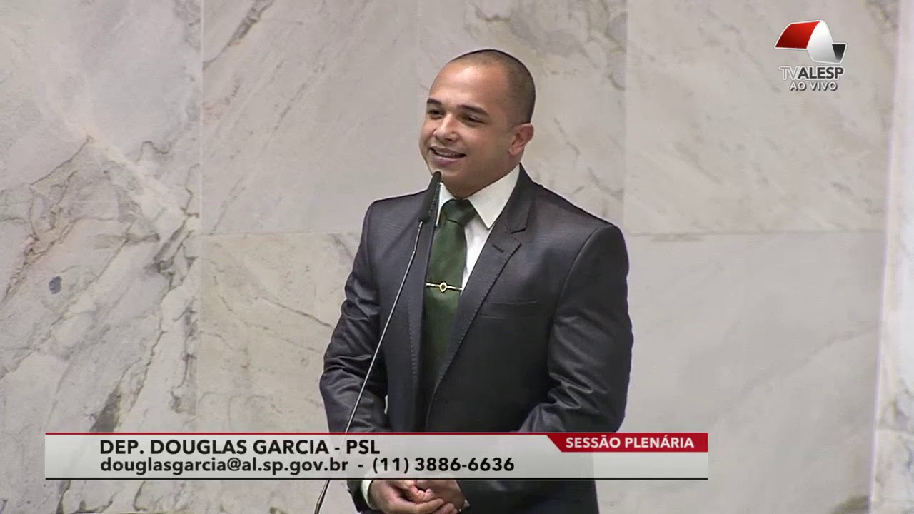 Douglas Garcia, Deputado Estadual - PSL - 07/08/2019 - YouTube