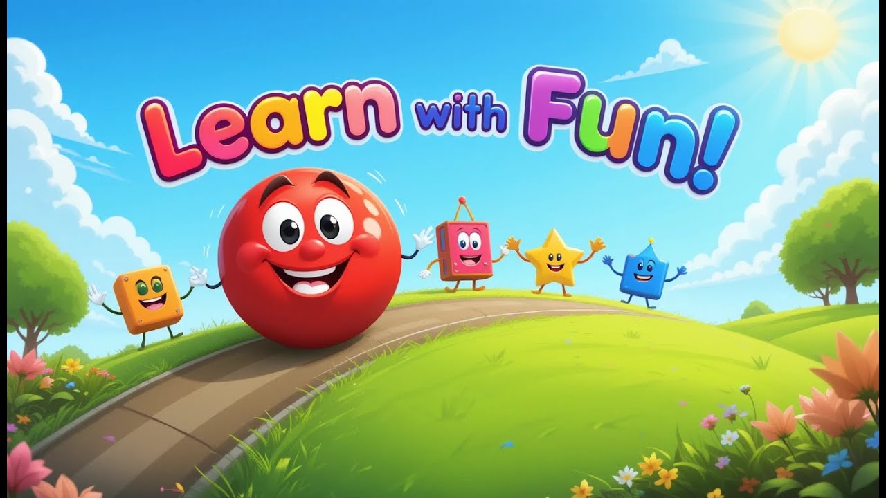 Fun with Shapes! | Circle Song for Kids | Learn Shapes with Friends!# ...