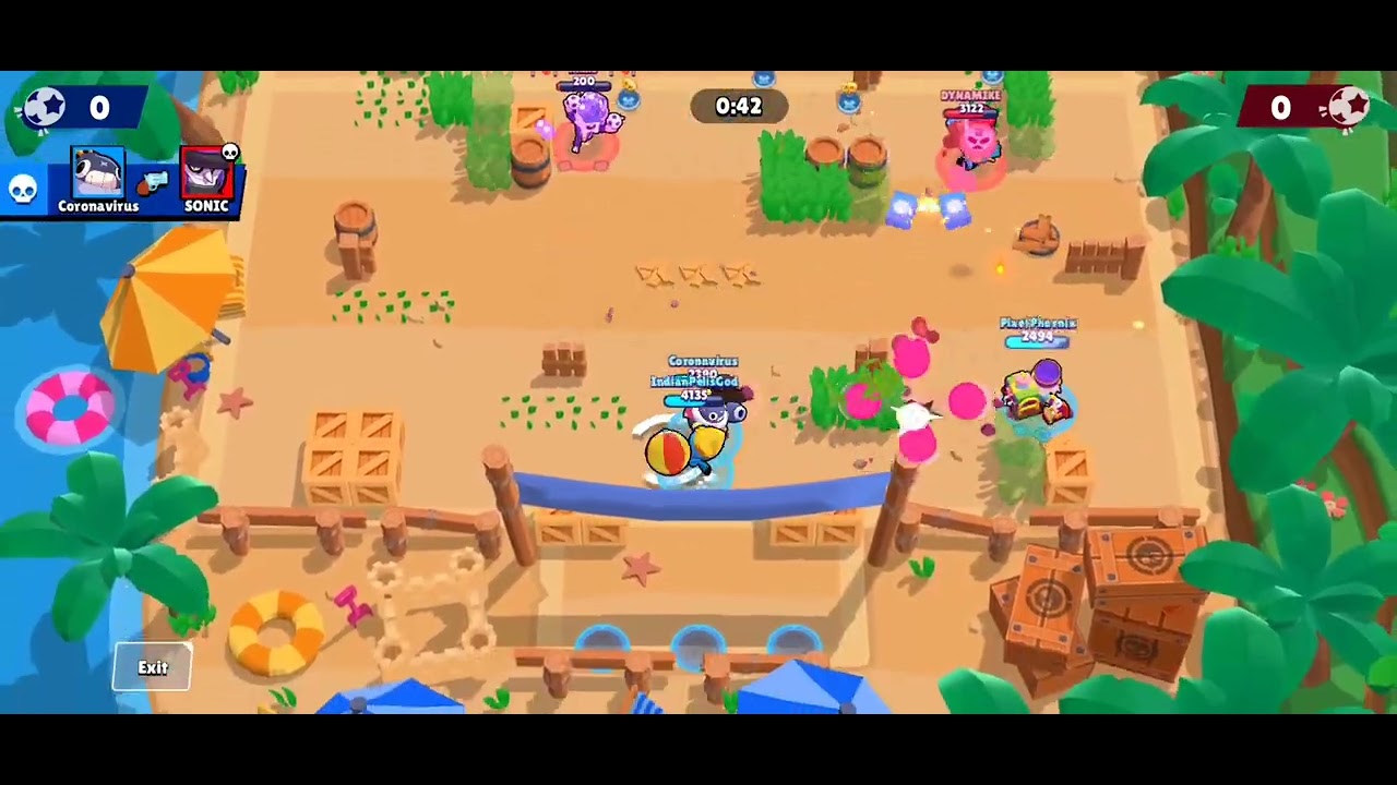 Brawl Stars how to play Poco with two throwers til overtime - YouTube