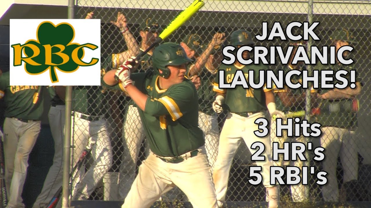 Red Bank Catholic 9 Middletown South 5 | HS Baseball | Jack Scrivanic 2 ...