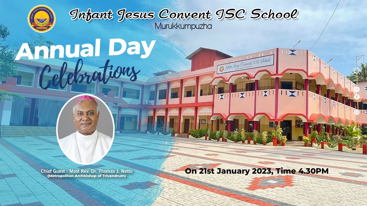 Annual Day Celebrations | Infant Jesus ISC School, Murukkumpuzha - YouTube