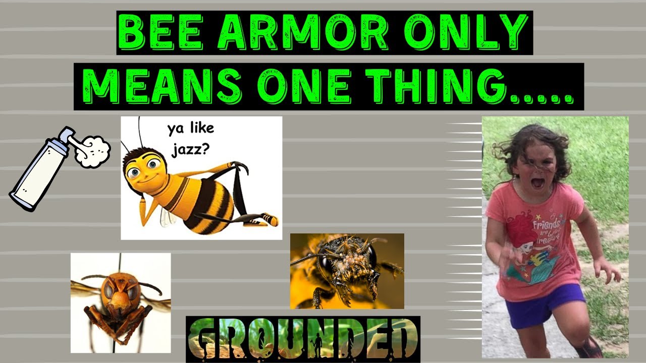 SECRET Bee armor + multiple scabs! (DOES THIS MEAN THERE ARE BEES ...