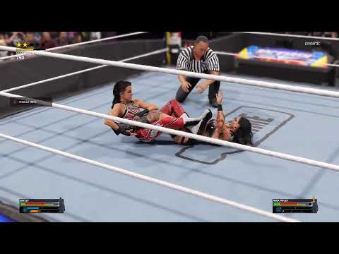 WWE2K25 RHEA RIPLEY VS BAYLEY FOR THE RAW BRAND WWE WOMENS WORLD TITLE ...