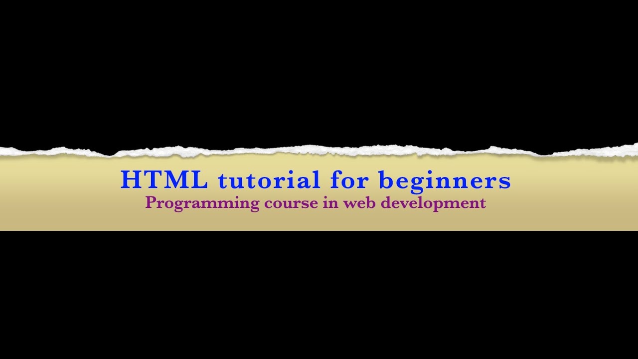 HTML tutorial for beginners (Containers, Episode_13) - YouTube