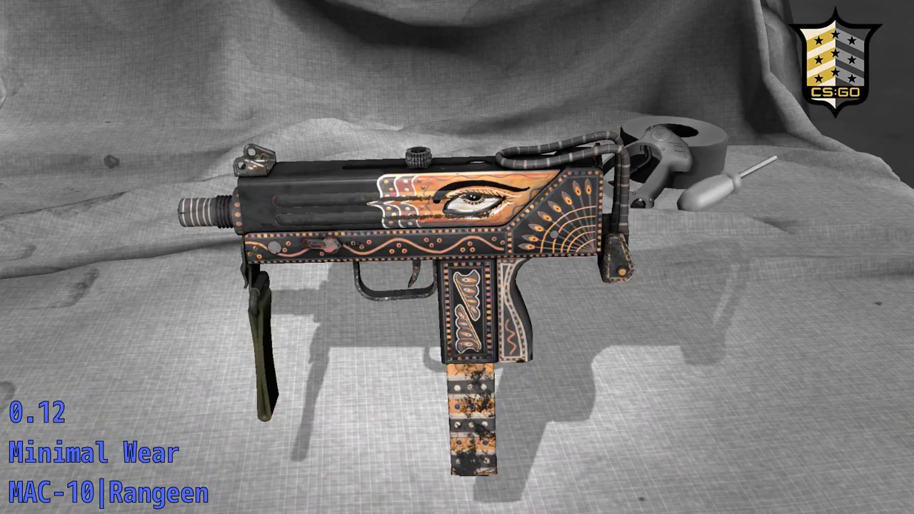 MAC-10 | Rangeen - Wear and Float - YouTube