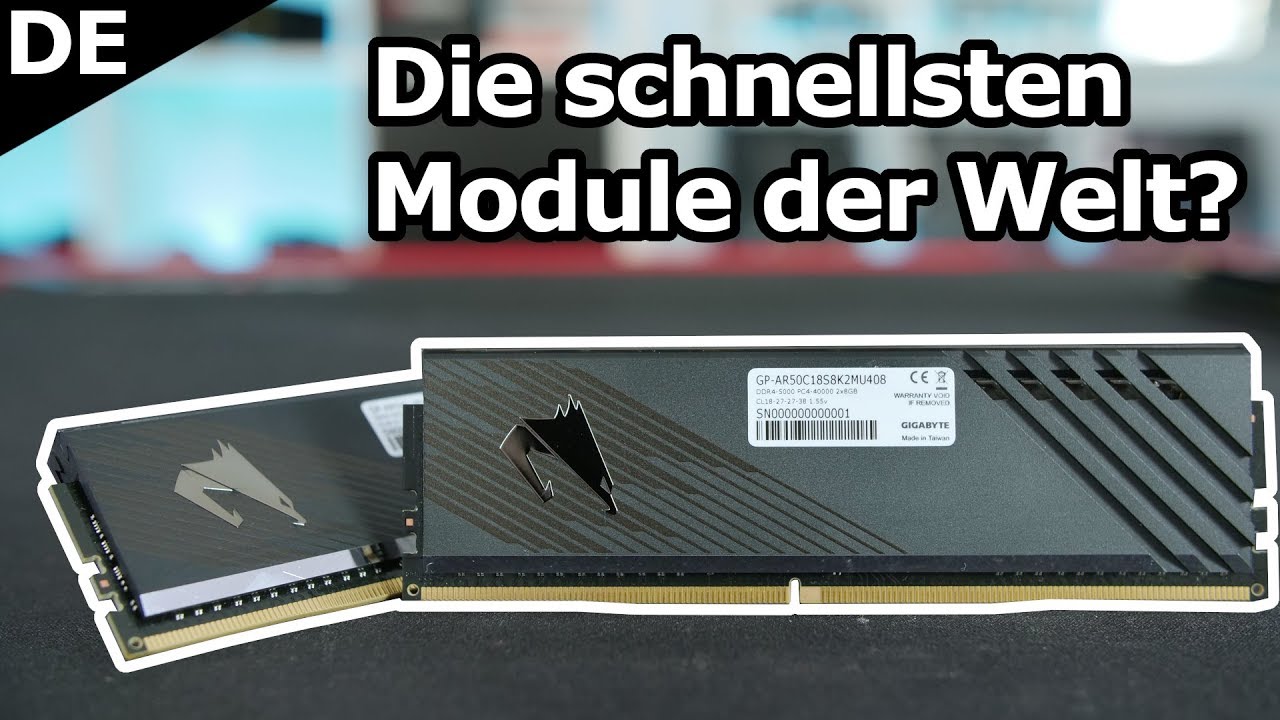 Hammer: 5000 MHz RAM Takt mit RYZEN 3900X - YouTube