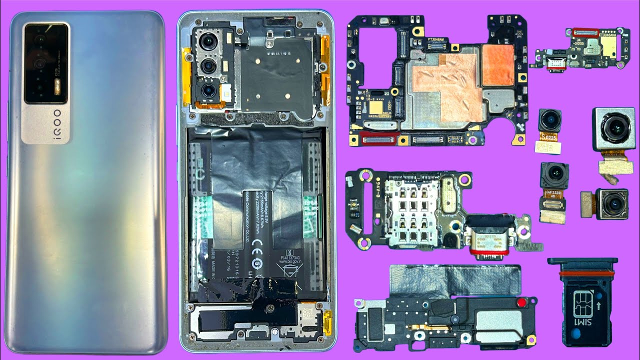iqoo 7 5g disassembly / iqoo 7 5g back cover open / iqoo 7 5g teardown ...