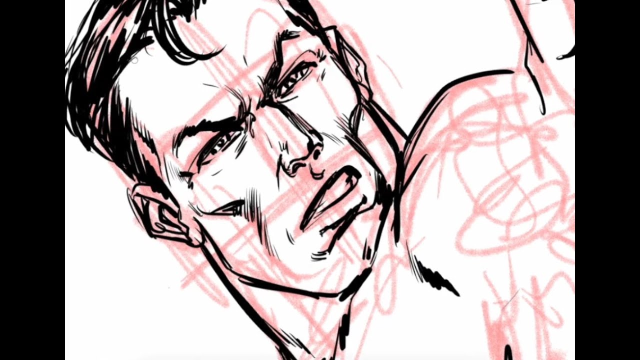 First time trying out drawing and inking with a drawing tablet using Clip Studio. #huiontablet ...