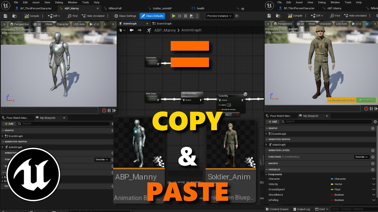 The Easiest Way To Create An Animation Blueprint For Your Character In ...