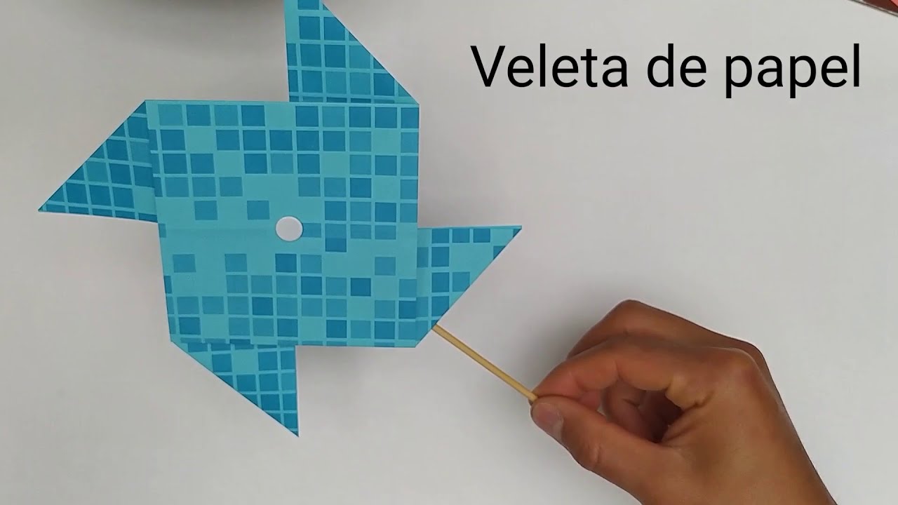 Veleta de papel - YouTube