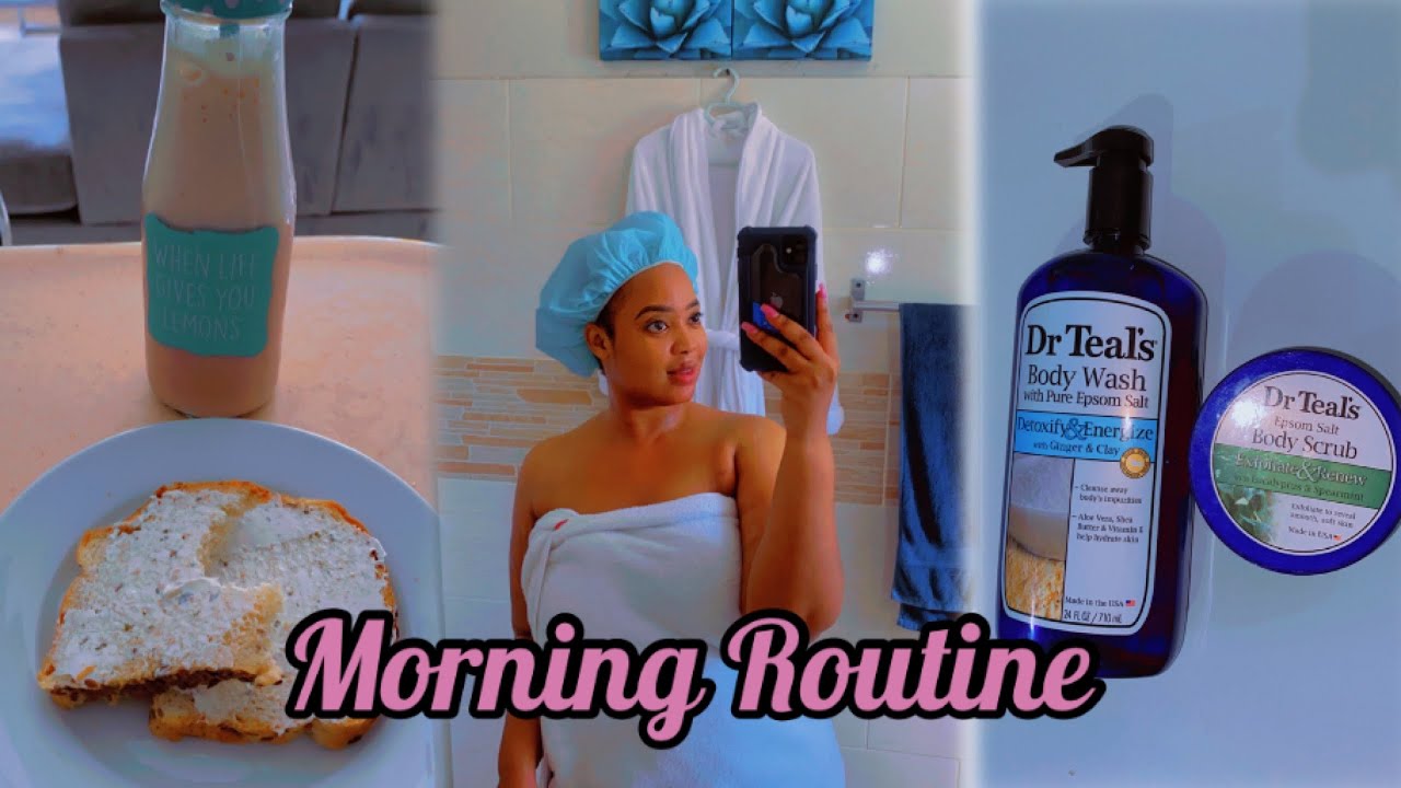 Realistic Morning Routine/ Nails room Tour | shower Routine | Georgina ...