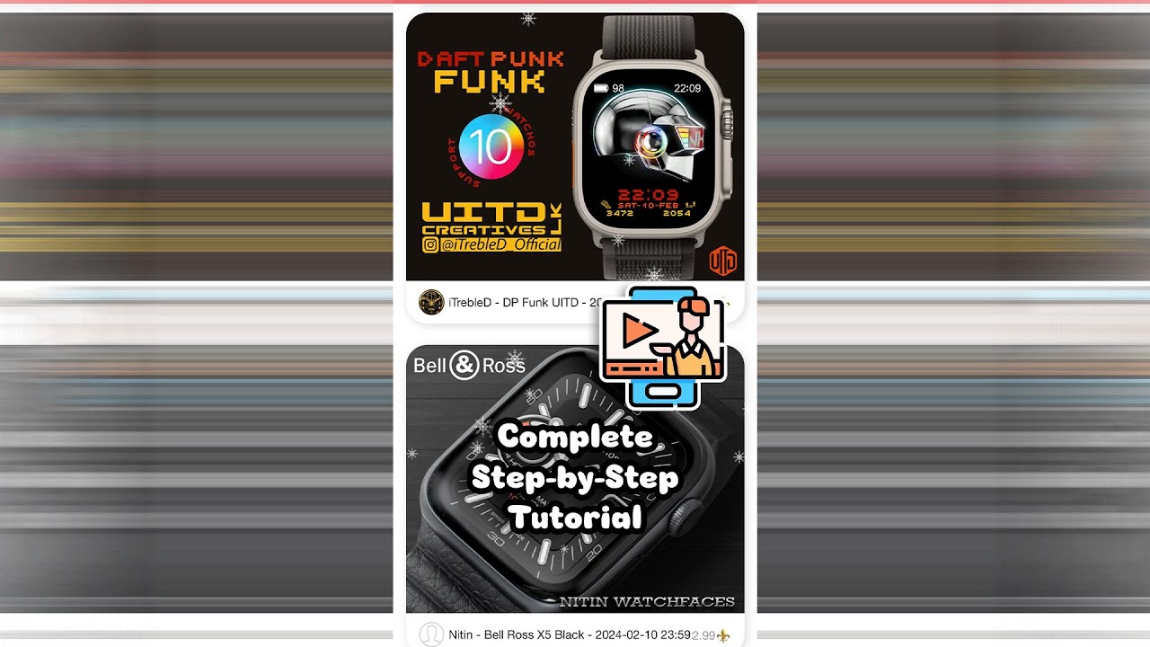 JINGWATCH JingMotion (custom watch face) on Apple Watch - Step by Step ...
