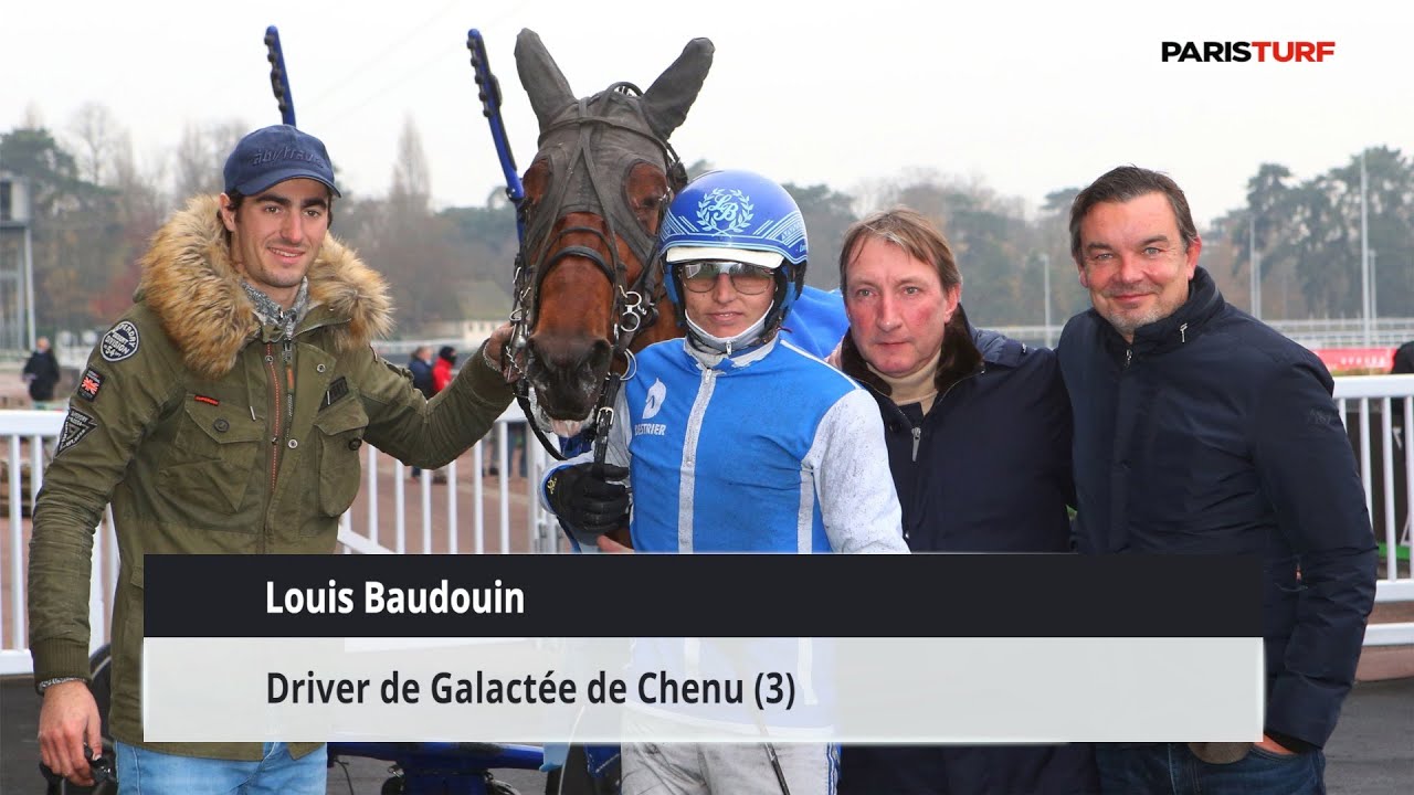 Louis Baudouin, driver de Galactée de Chenu (18/11 à Paris-Vincennes ...