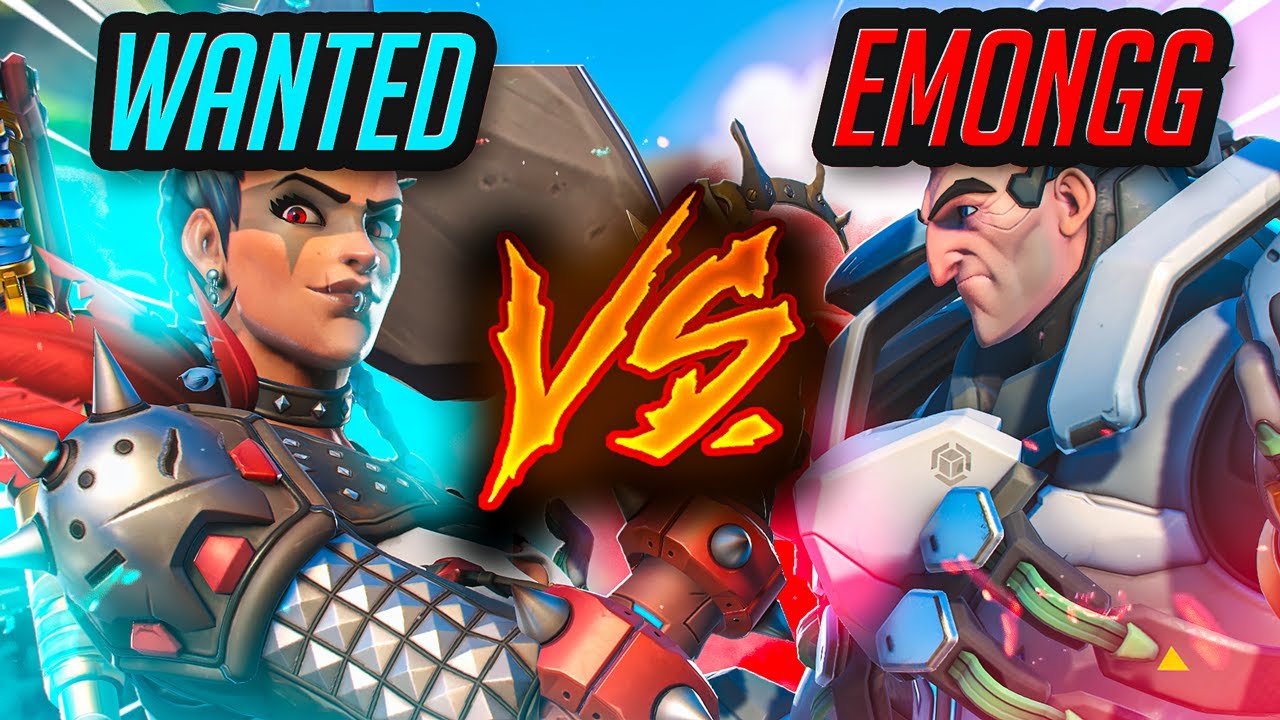 Showing Emongg The Real Power Of Junker Queen w/ REACTIONS | Overwatch ...