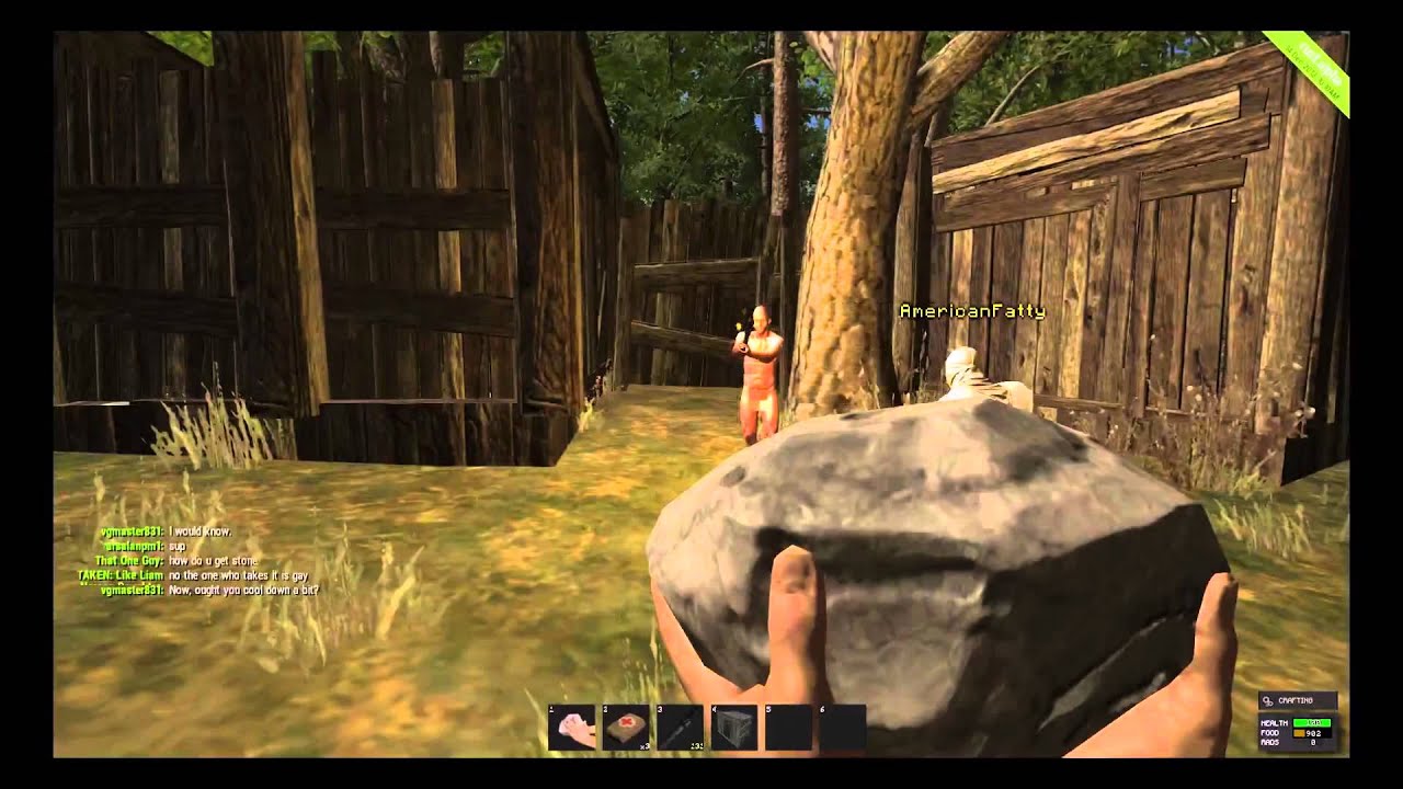 A day of life in the wilderness (Rust Part 1) - YouTube