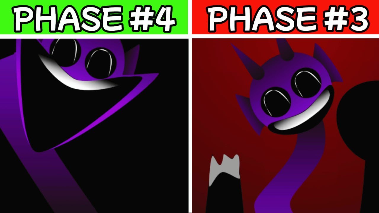 Incredibox-Sprunki But Durple Phase 4 VS Phase 3// NEW MOD!!! - YouTube