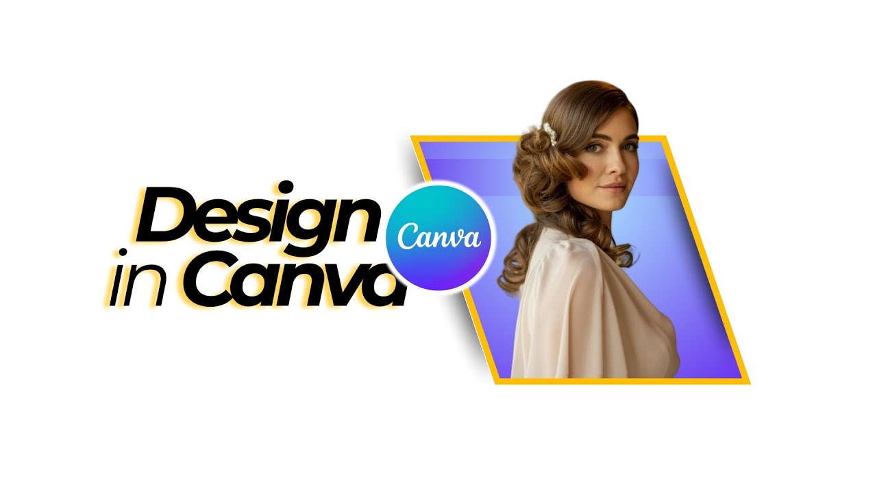 Professional Profile Picture Design in CANVA | Canva Design Tutorial ...