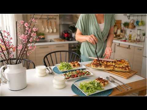 Yavaş Yaşam Sanatı | Shnasse ile sakin ve üretken sabah rutini, evde sıcak anlar ve ev yemekleri 🌿