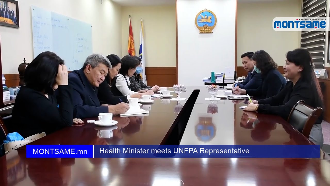 Health Minister meets UNFPA Representative - YouTube