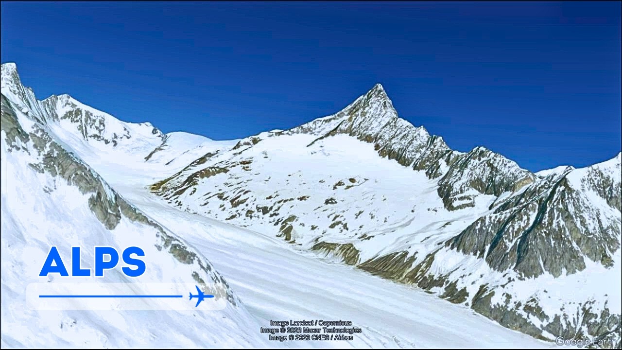 Low Altitude Flight and Landing in the Alps - YouTube