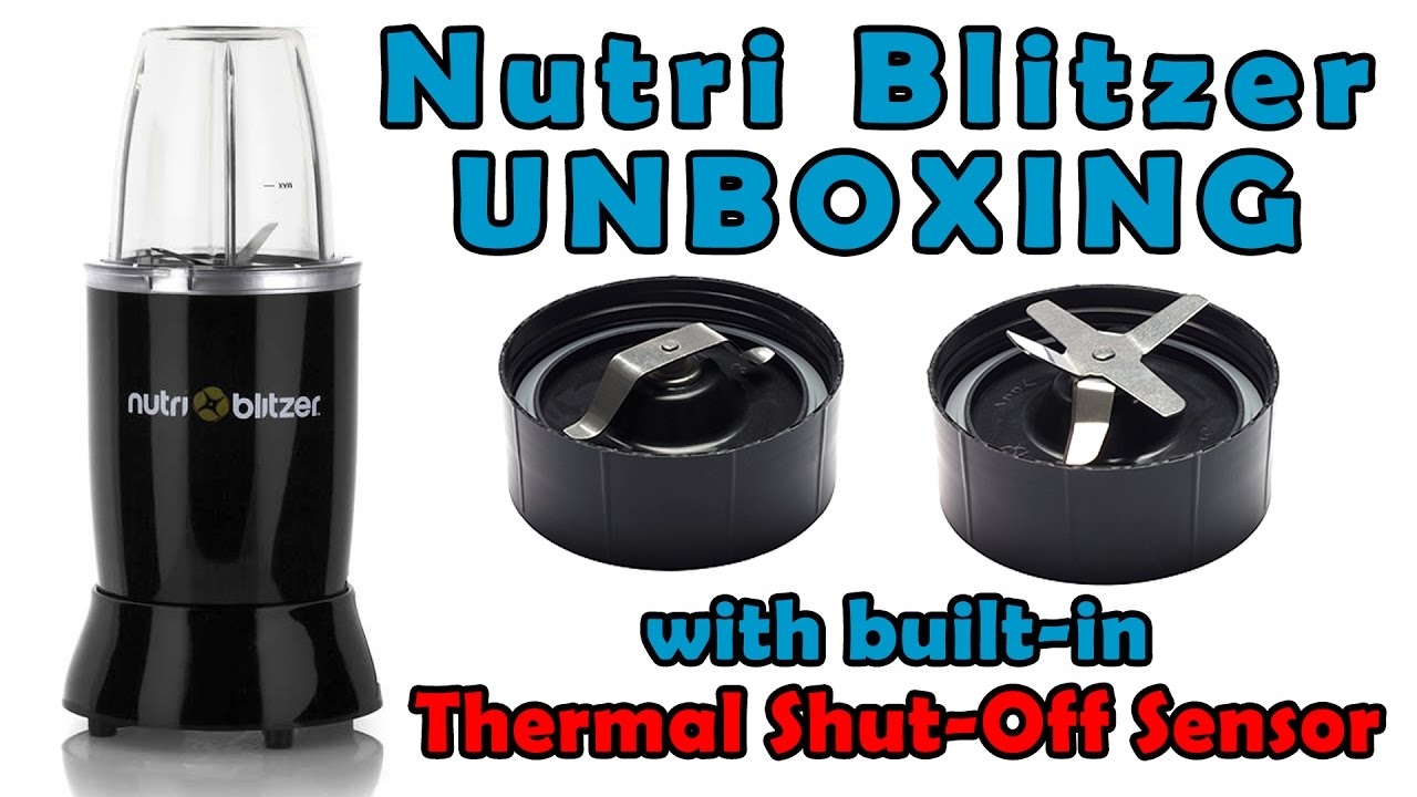 Nutri Blitzer Blender Unboxing - YouTube